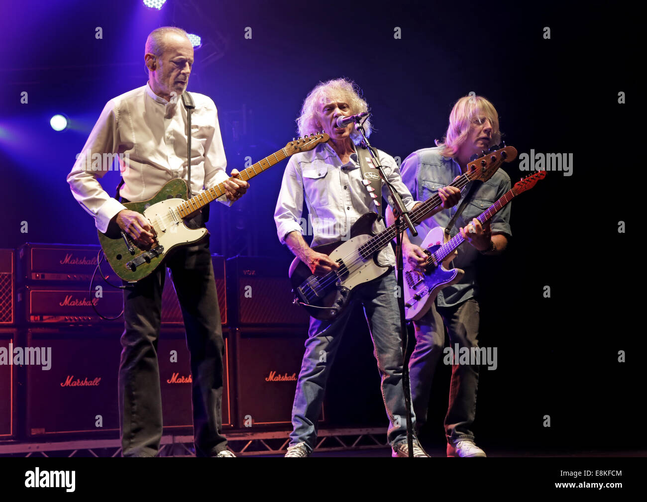 Status Quo performing live on stage on their 'Frantic Four' tour at ...