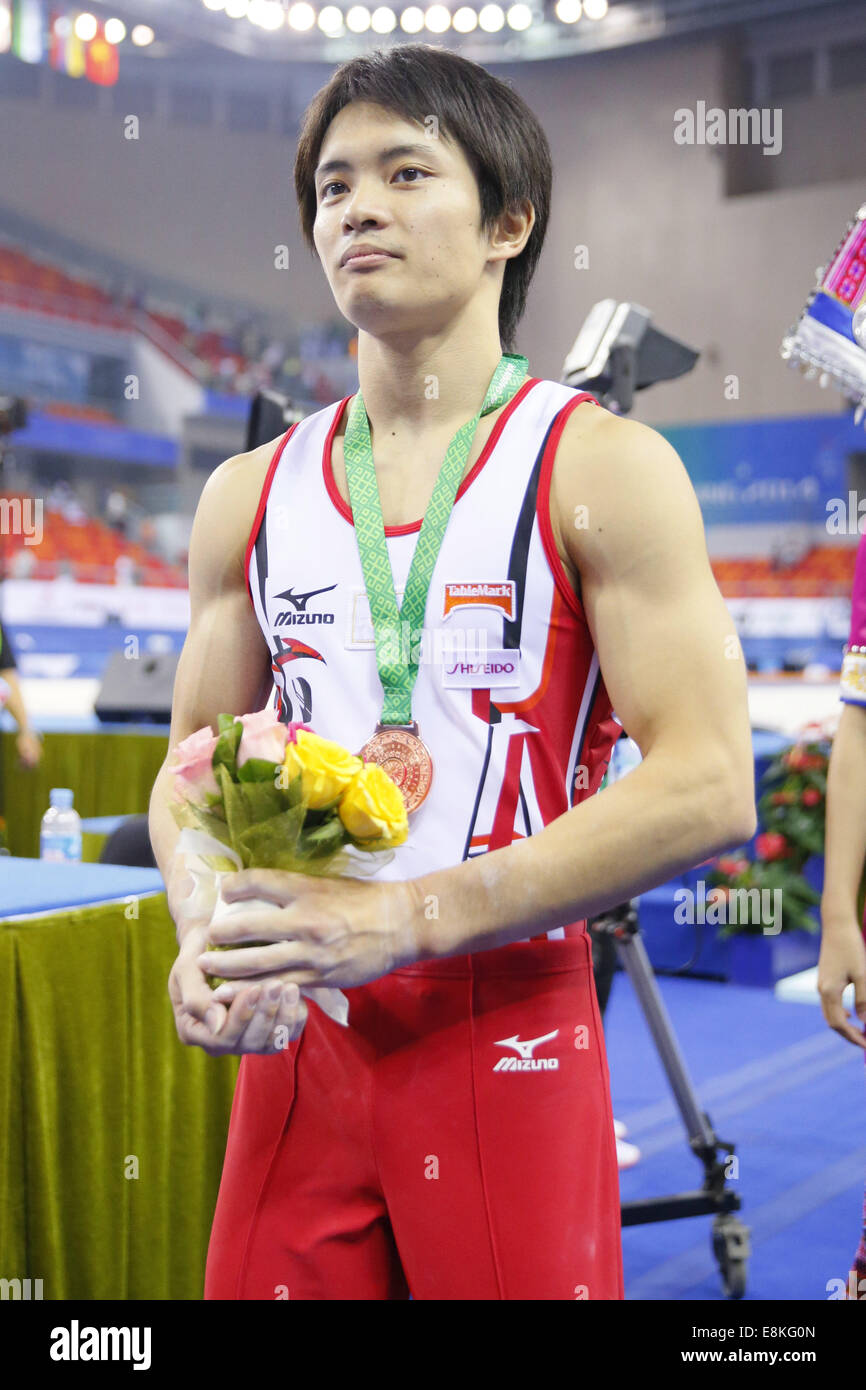 Nanning, China. 9th Oct, 2014. Yusuke Tanaka (JPN) Artistic Gymnastics : 2014 World Artistic ...