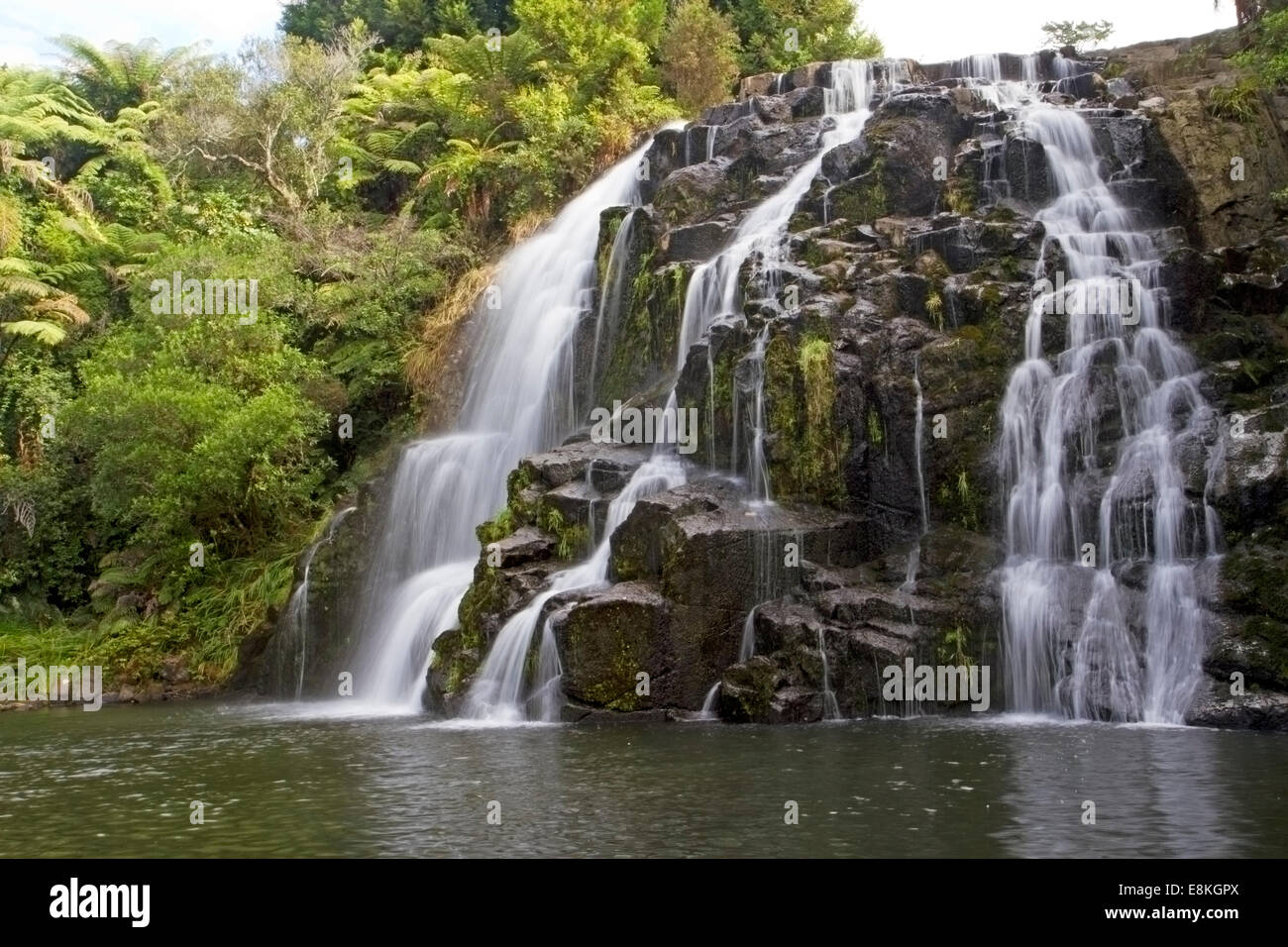 Owharoa Falls, inside Karangahake Gorge Stock Photo - Alamy