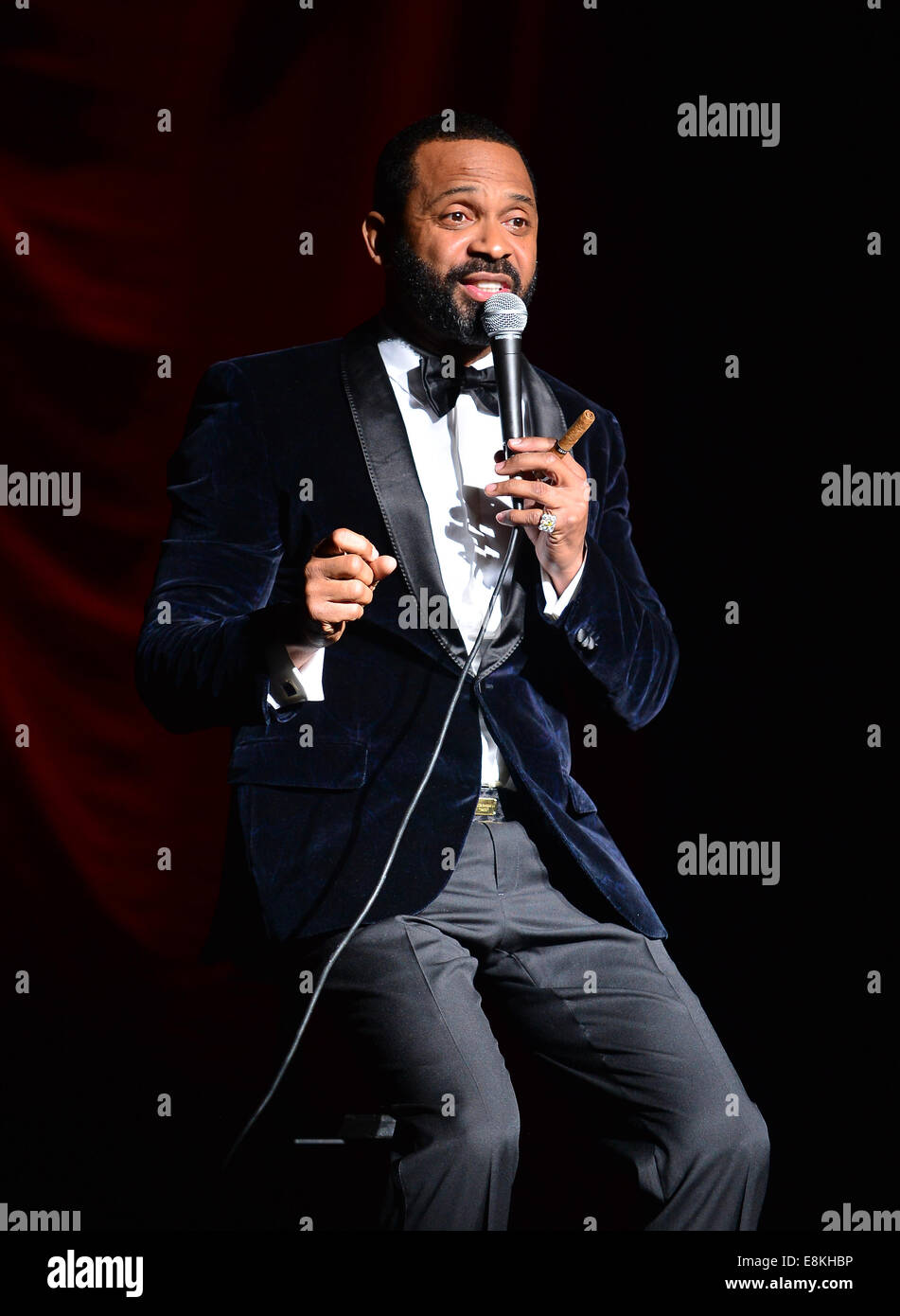 Mike Epps performs during the After Dark Tour at Fillmore Miami Beach ...