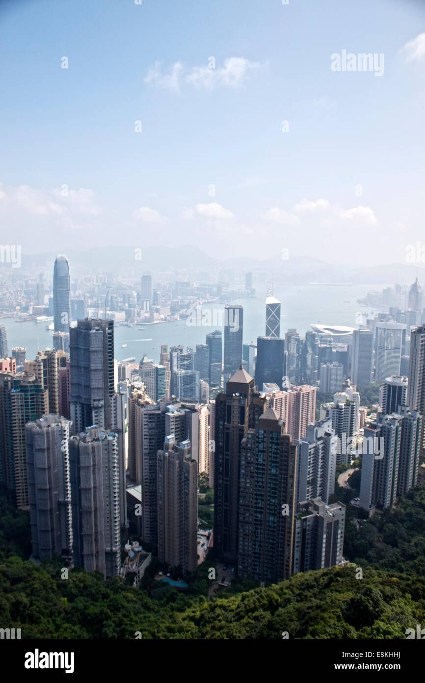Peak tower victoria harbour hi-res stock photography and images - Alamy