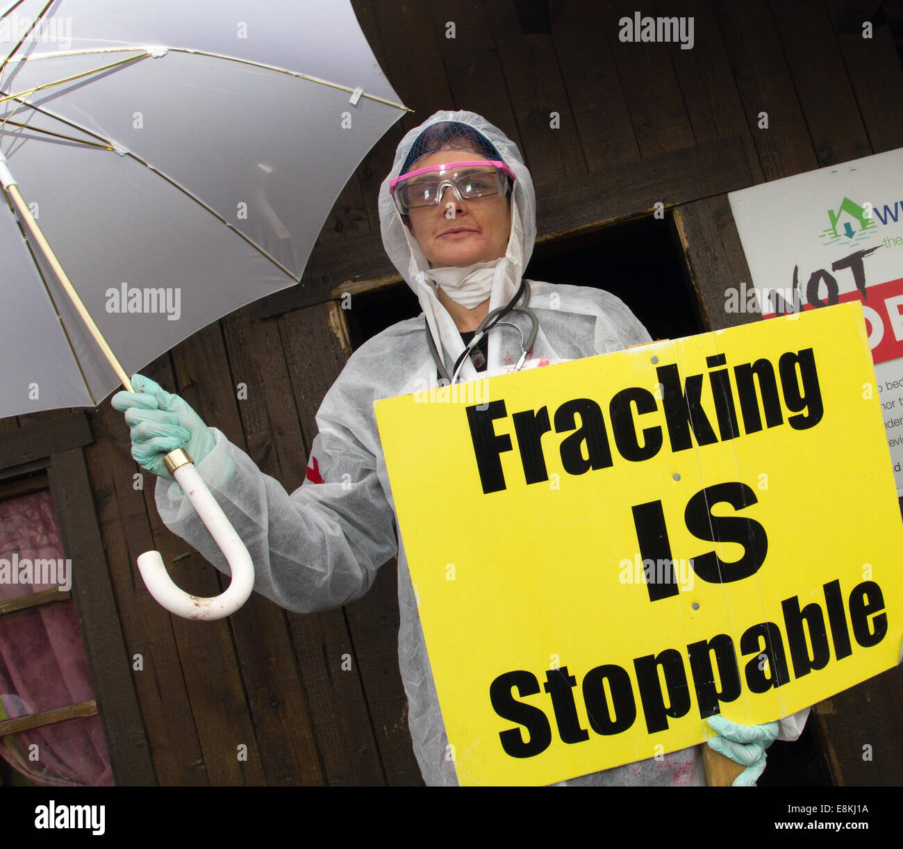 Westby Nr Blackpool, Lancashire 31st October, 2014. Frack Free ...