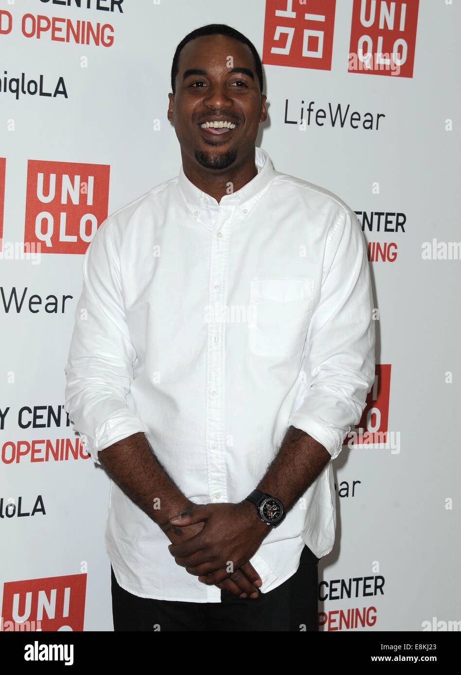 Los Angeles, California, USA. 9th Oct, 2014. Raheem Johnson attending ...