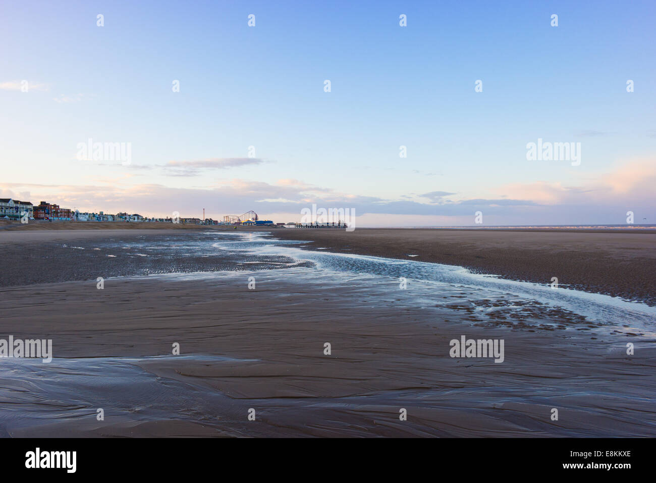 Sunrise in Blackpool Stock Photo - Alamy