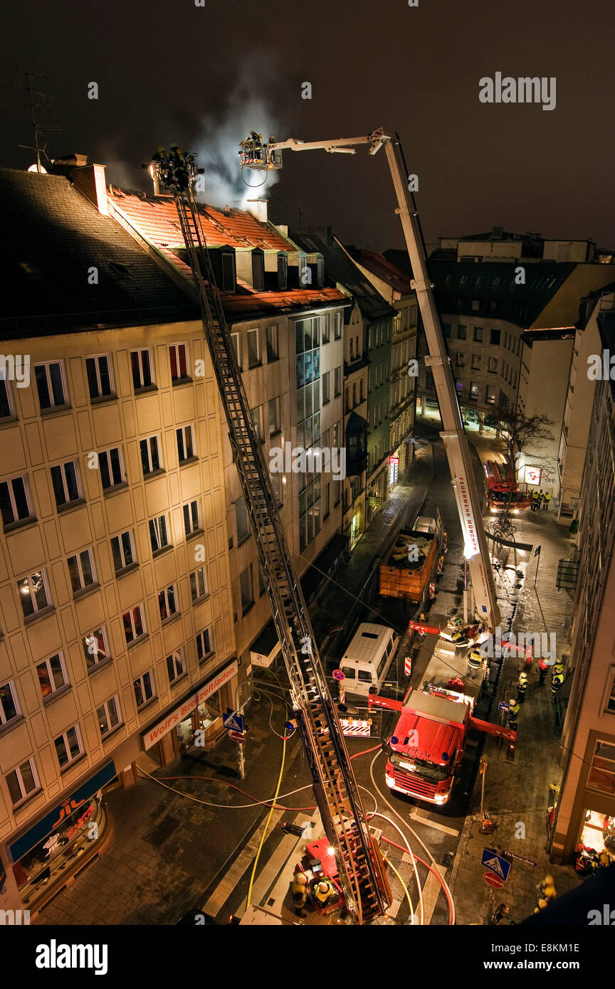 Fire fighting in high rise buildings hi-res stock photography and ...