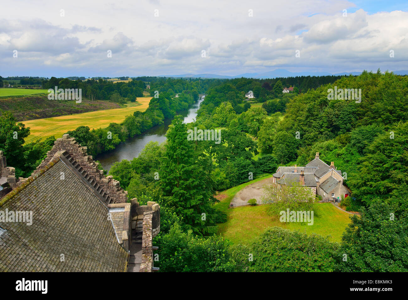 Doune Castle on the River Teith, made famous by the film Monty Python ...