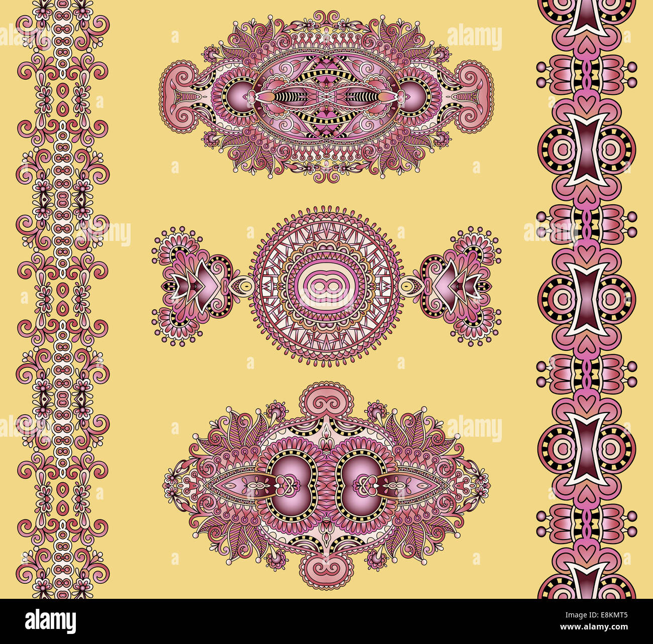 ornamental floral adornment Stock Photo - Alamy