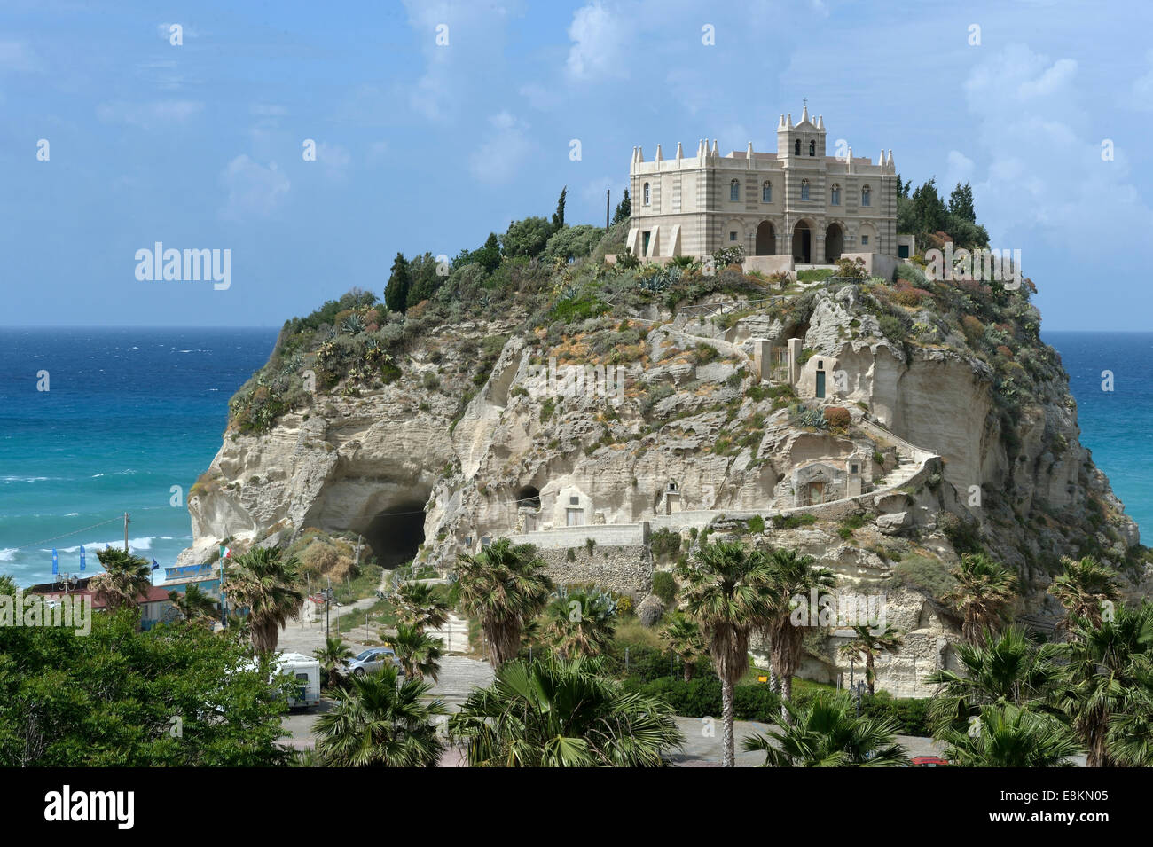 Church of Santa Maria dell'Isola, Tropea, Calabria Stock Photo - Alamy