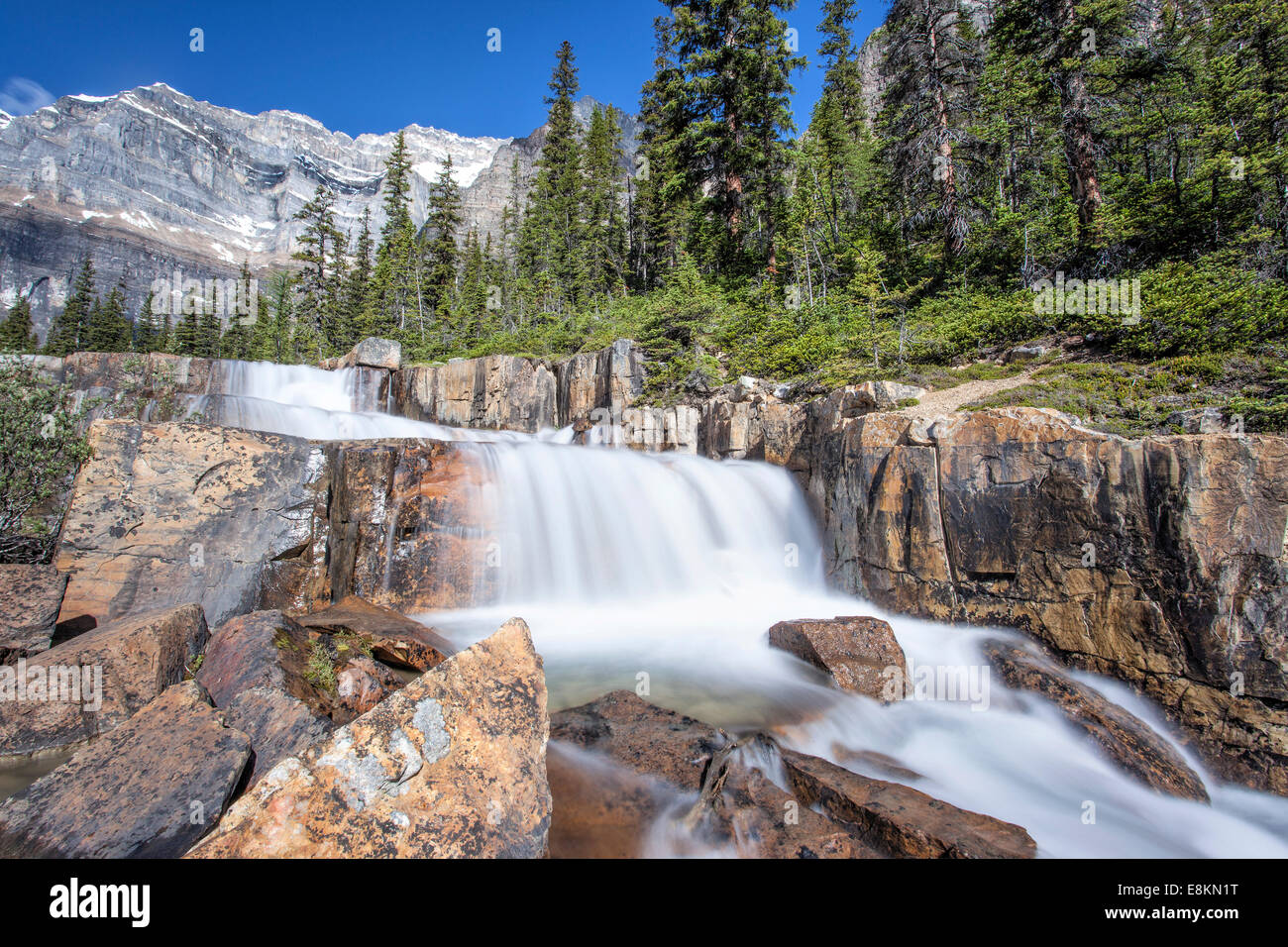 Giant Step, Paradise Valley, Banff National Park, Kanada Stock Photo ...