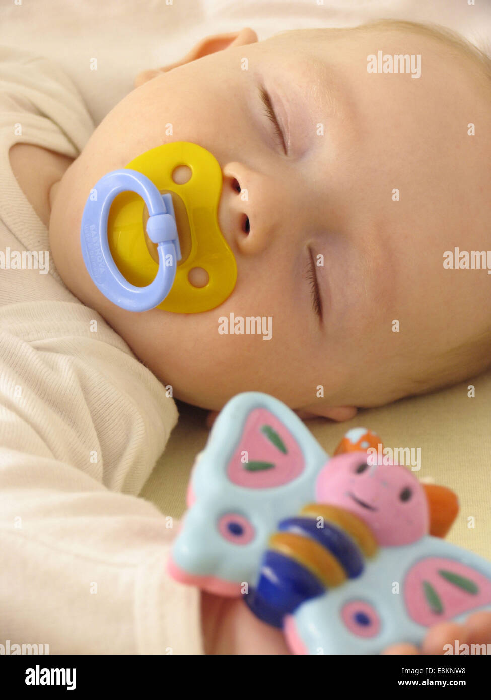 Dummy Pacifier Child Asleep Sleep High Resolution Stock Photography and ...