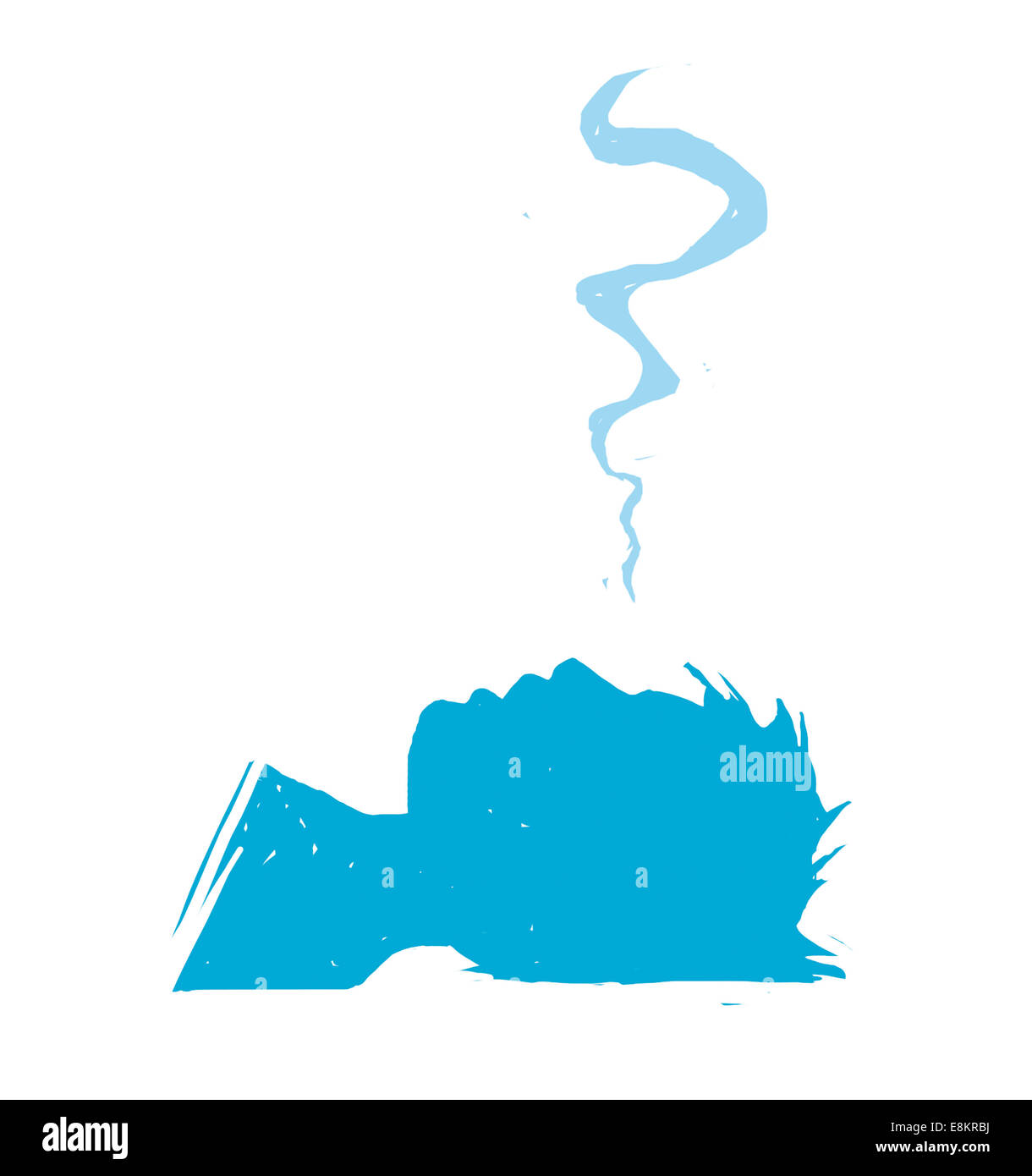 Pictogram illustrating a coma Stock Photo - Alamy