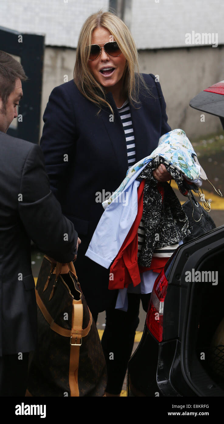 Patsy Kensit outside ITV Studios Featuring: Patsy Kensit Where: London ...