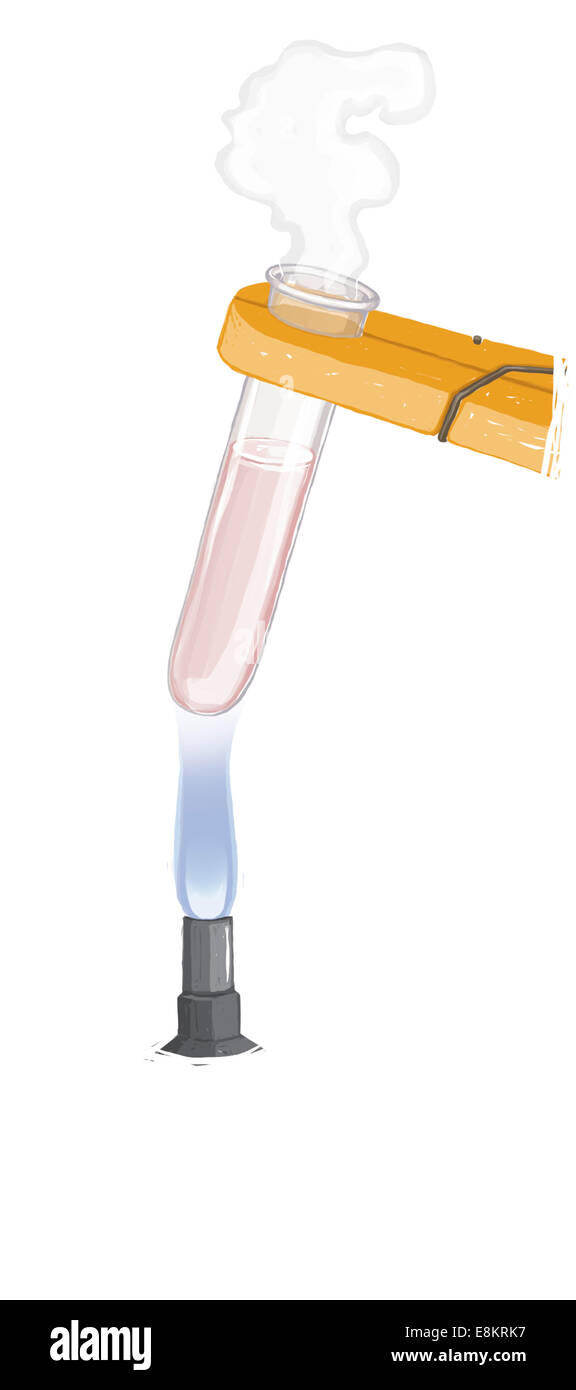 Bunsen burner test tube hi-res stock photography and images - Alamy