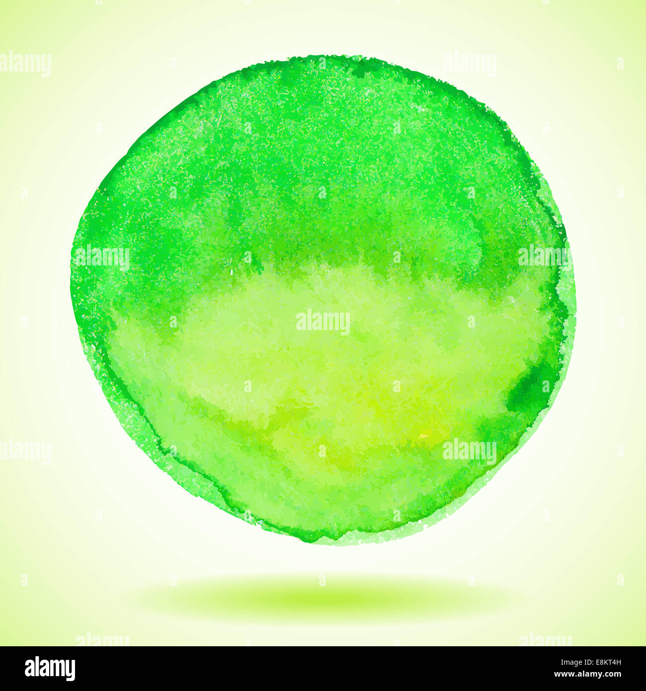 Green vector isolated watercolor paint circle Cut Out Stock Images ...