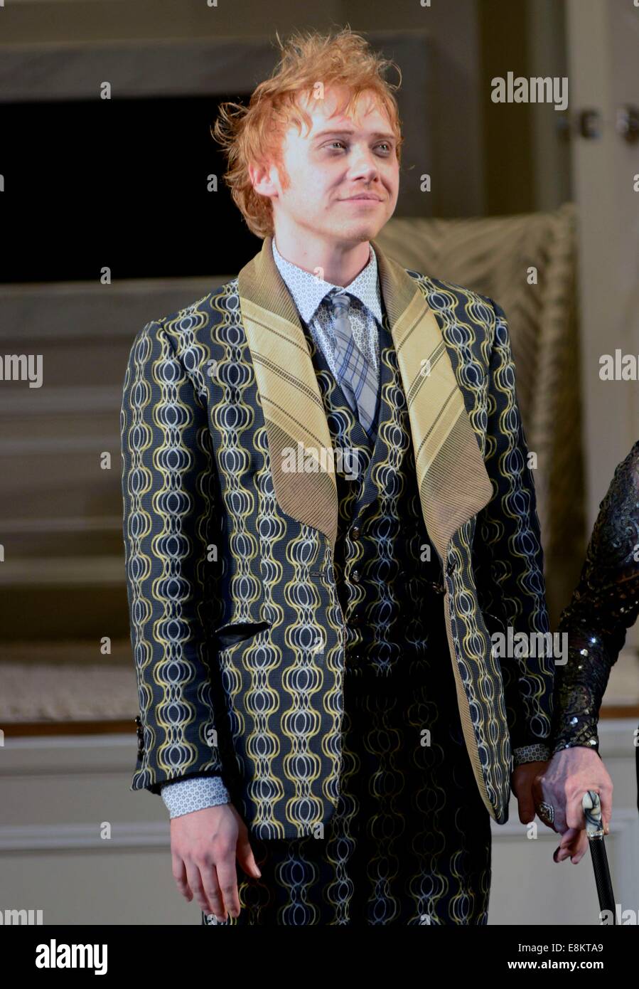 New York, NY, USA. 9th Oct, 2014. Rupert Grint (Curtain Call) in ...