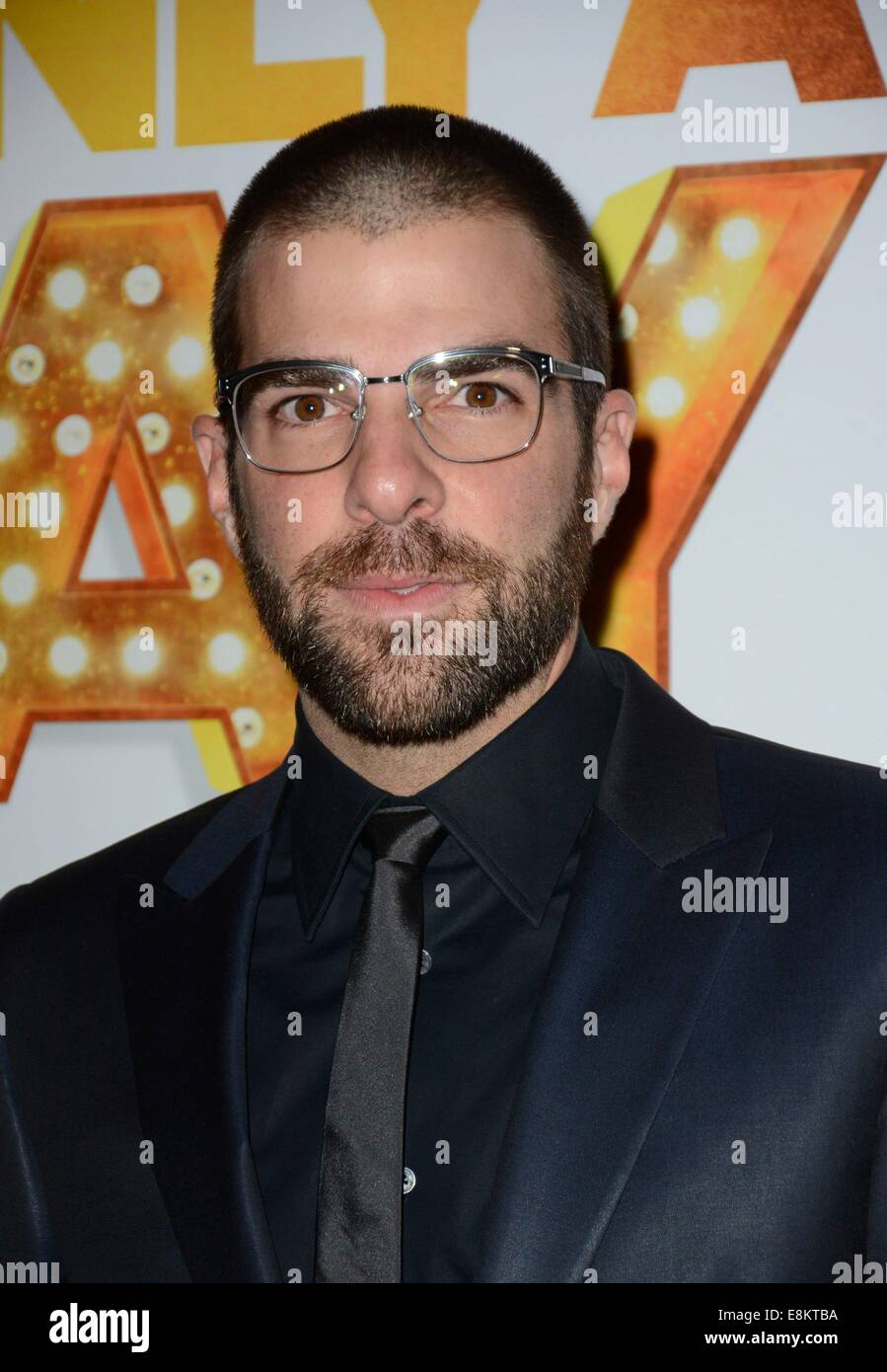 New York, NY, USA. 9th Oct, 2014. Zachary Quinto in attendance for IT'S ...