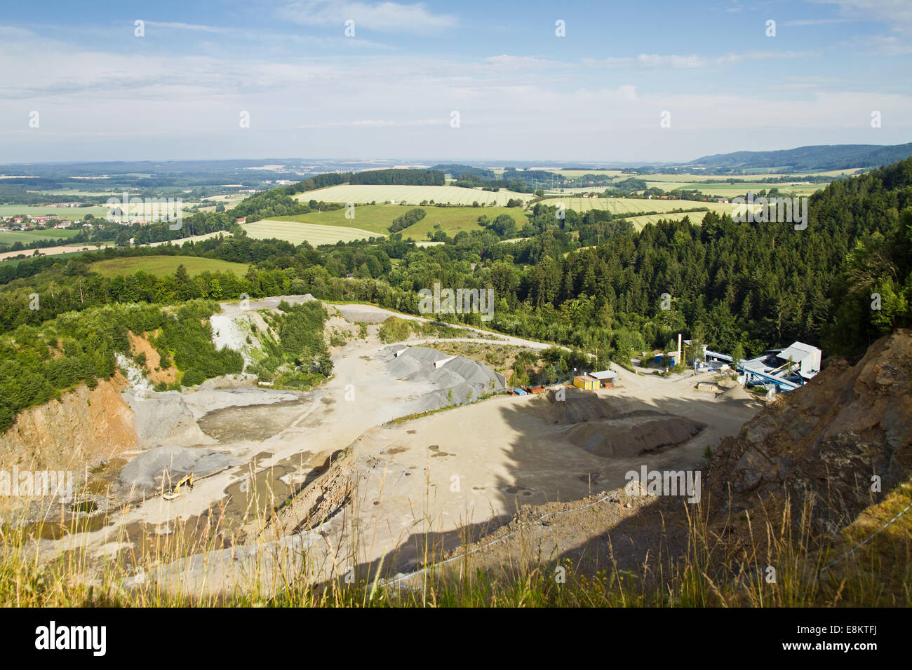 Mining in the quarry Stock Photo - Alamy