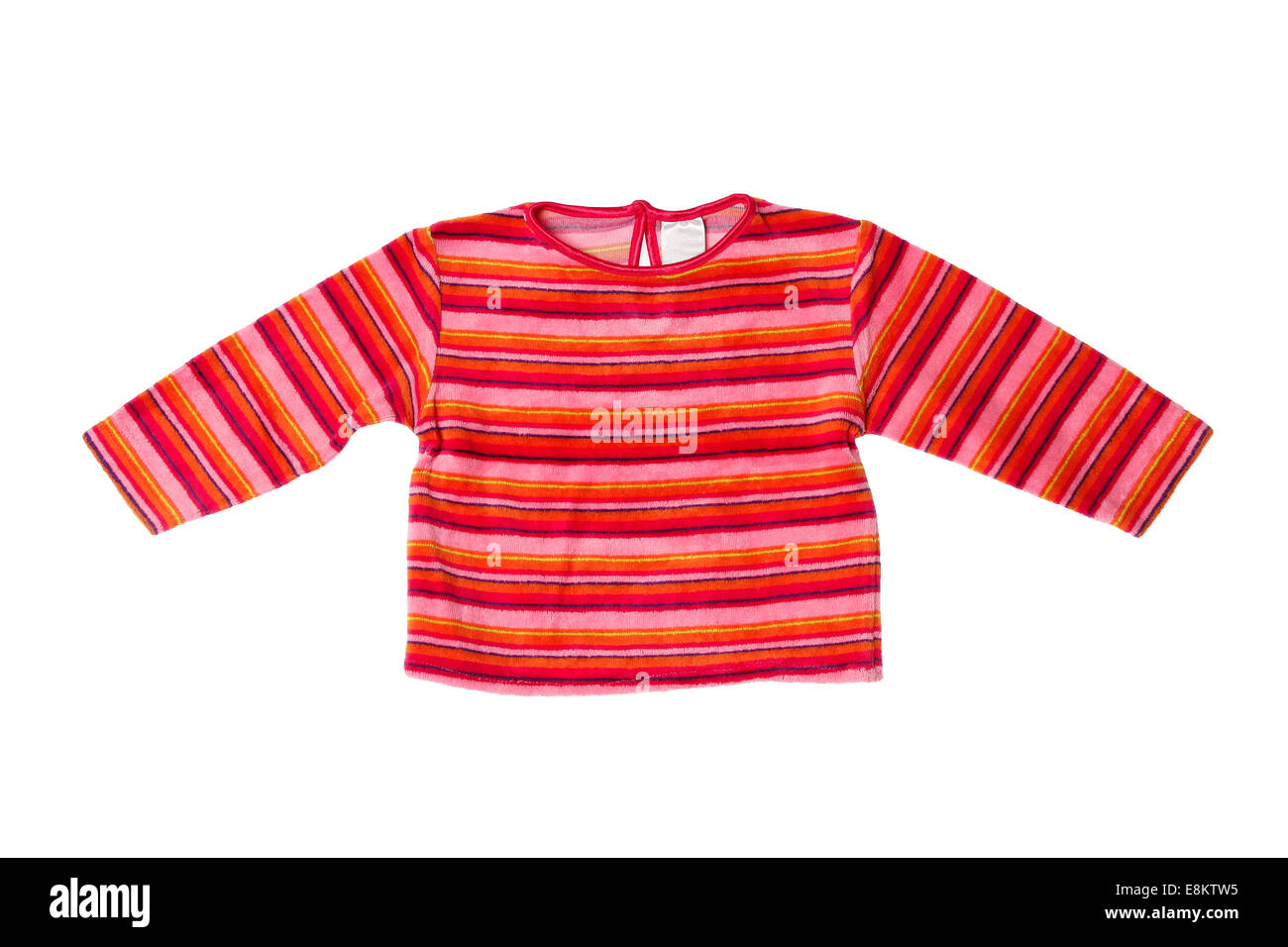 Girls fleece jacket on white background Stock Photo - Alamy