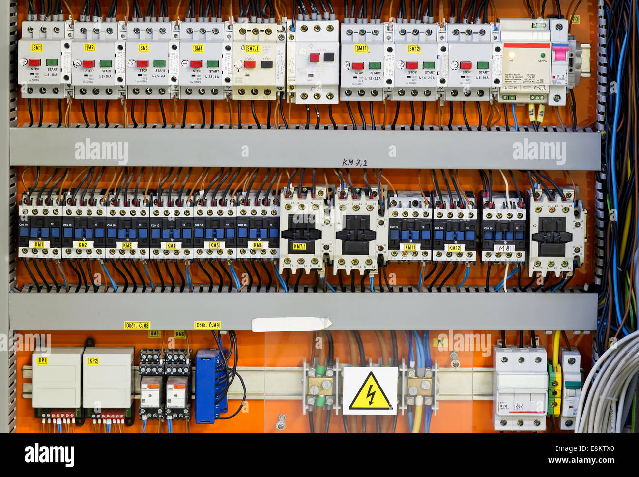 Electric control circuit panel hi-res stock photography and images - Alamy