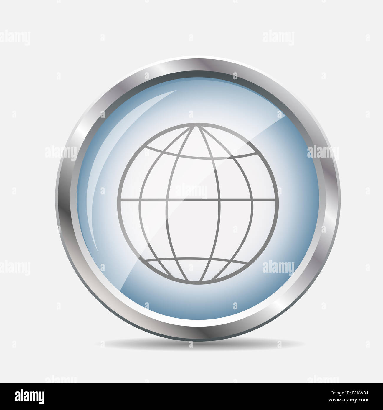 Browser Glossy Icon Vector Illustration Stock Photo - Alamy