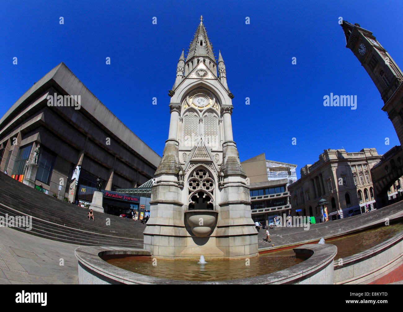 Chamberlain Square, Birmingham, Midlands, England, Great Britain ...