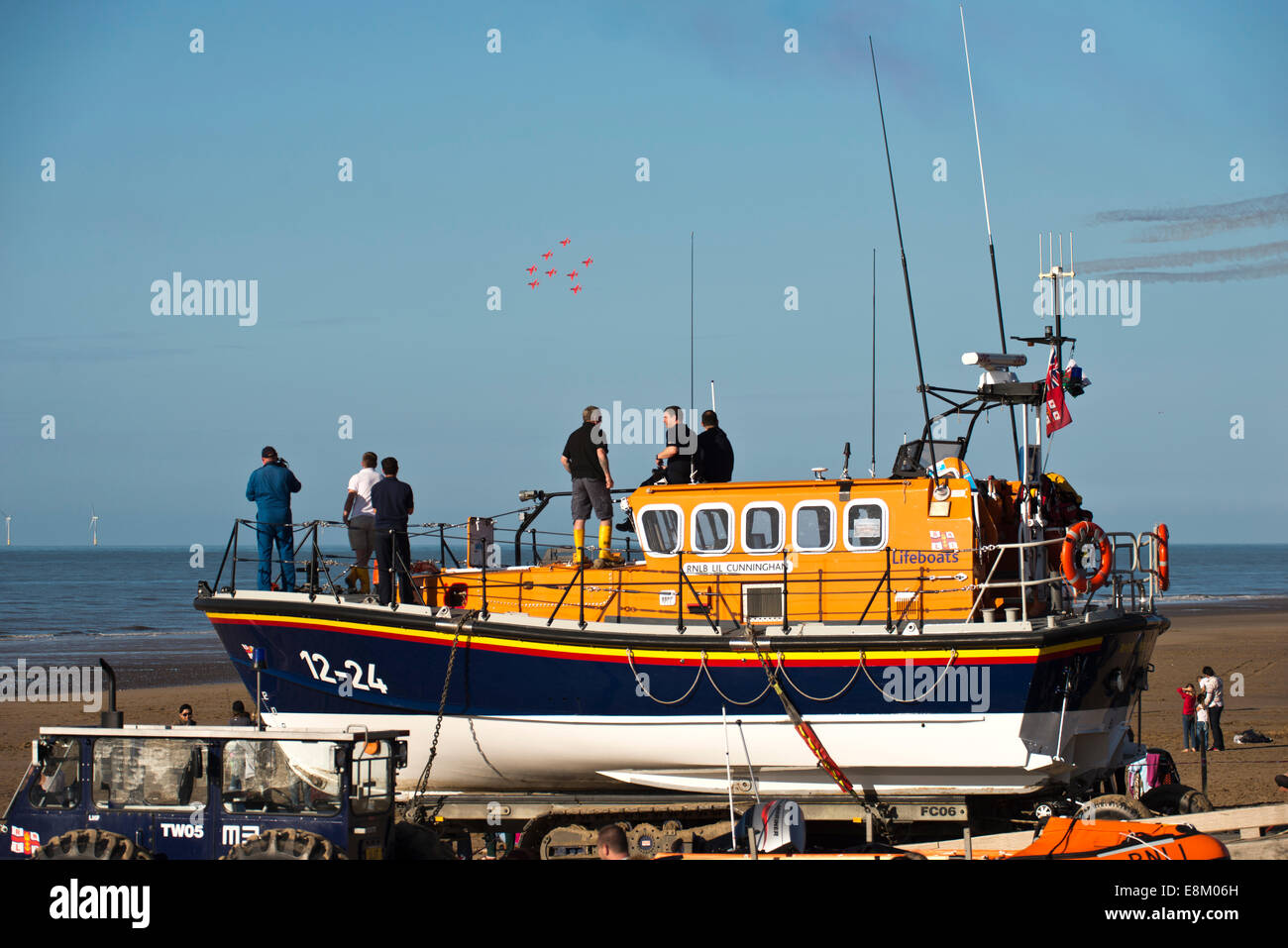 Rhyl Air and Fun show 2014 And Lifeboat day Stock Photo - Alamy