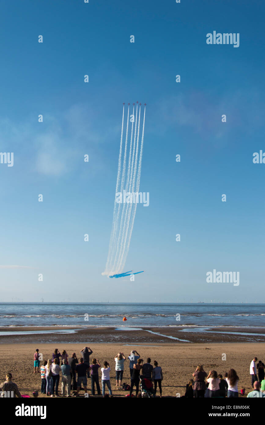 Rhyl Air and Fun show 2014 And Lifeboat day Stock Photo - Alamy