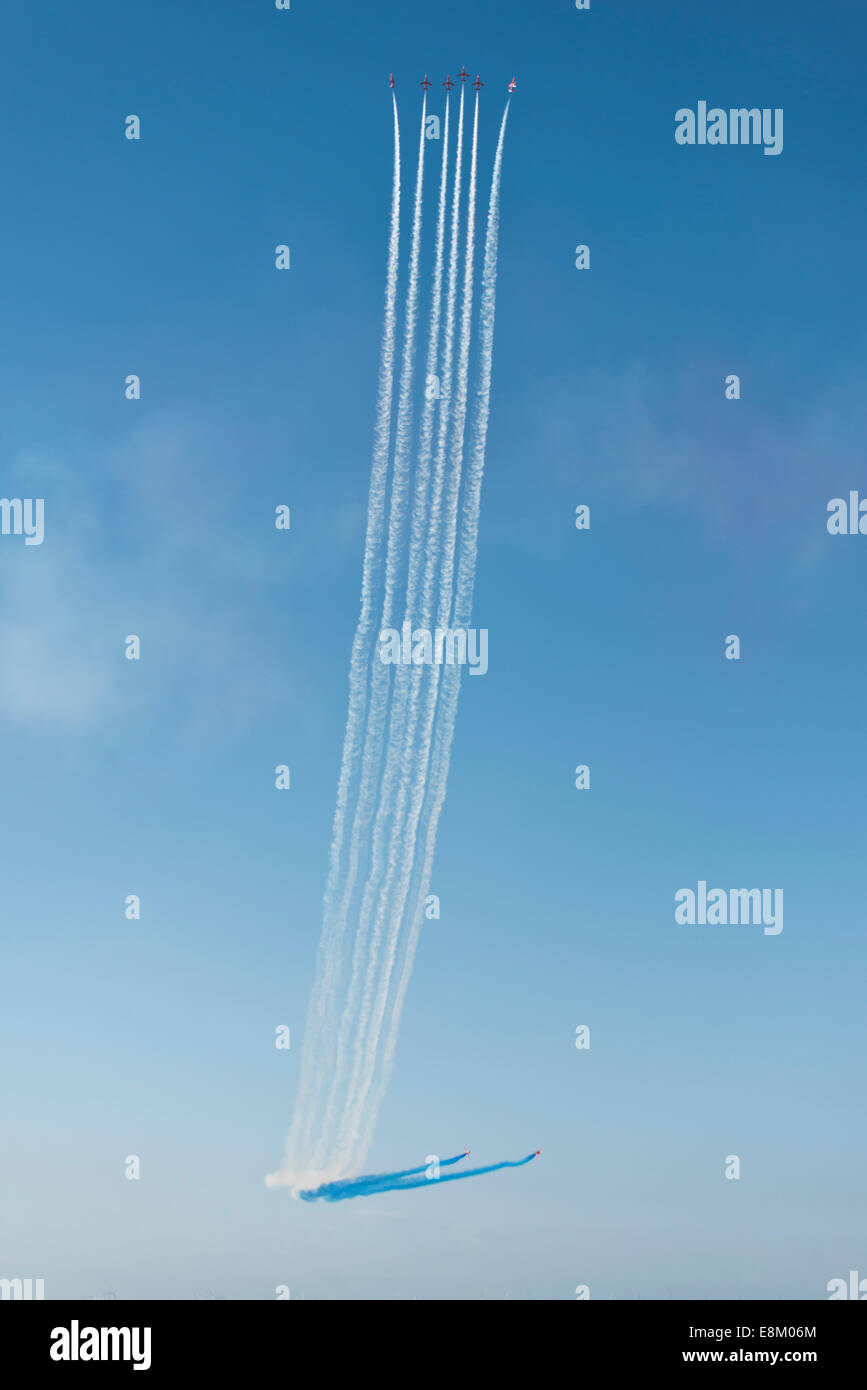 Rhyl Air and Fun show 2014 And Lifeboat day Stock Photo - Alamy