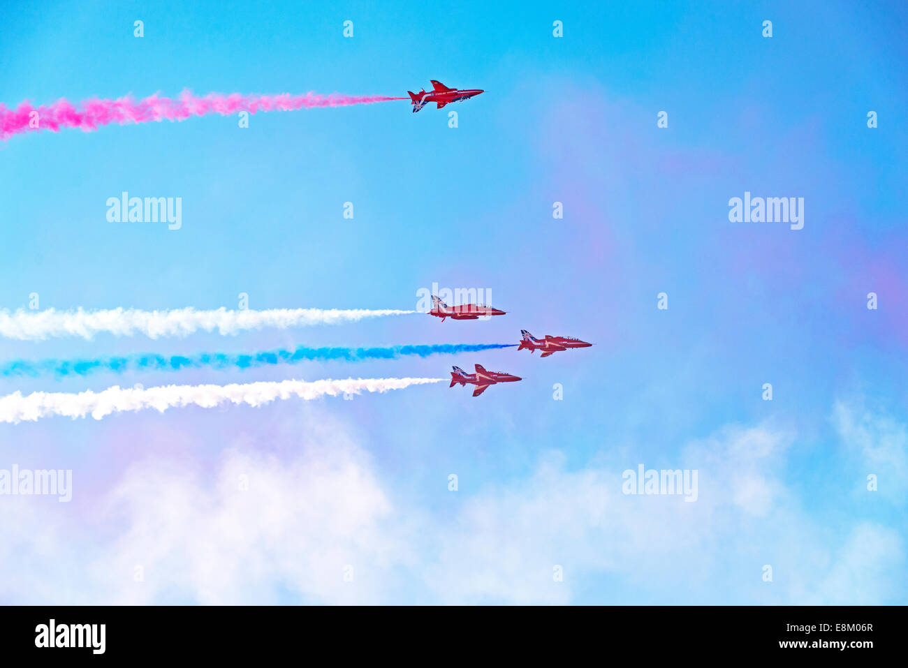 Rhyl Air and Fun show 2014 And Lifeboat day Stock Photo - Alamy