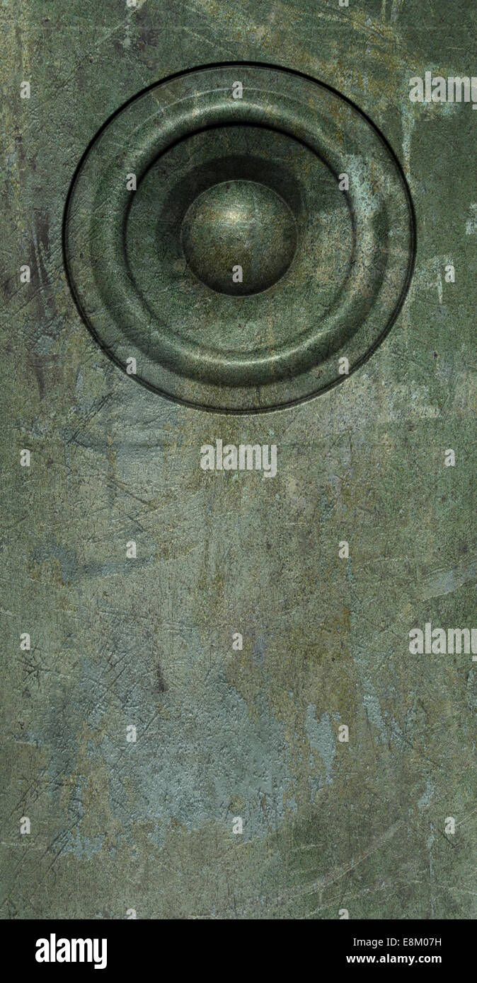3d render grunge green old speaker sound system Stock Photo - Alamy