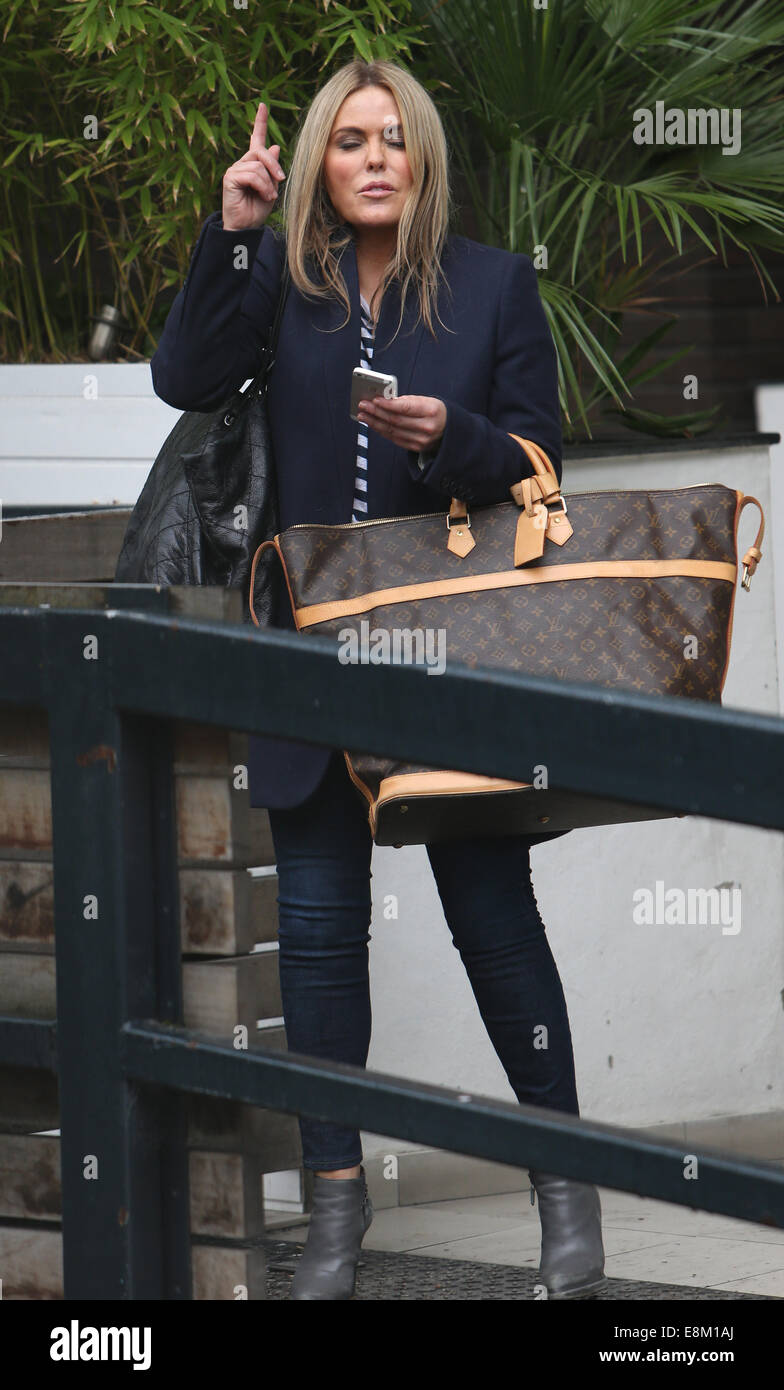 Patsy Kensit outside ITV Studios Featuring: Patsy Kensit Where: London ...
