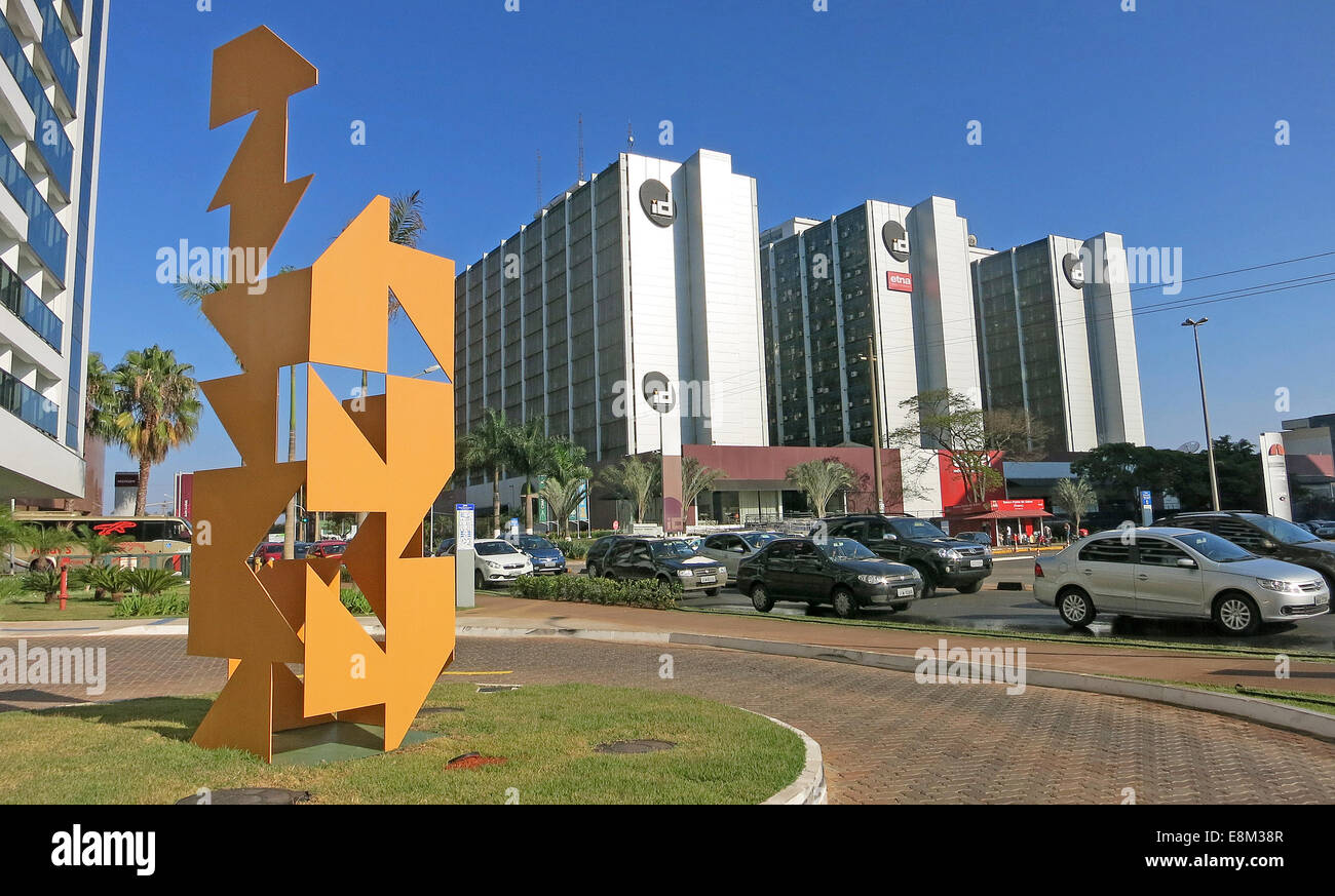 street scene Brasilia Brazil Stock Photo - Alamy