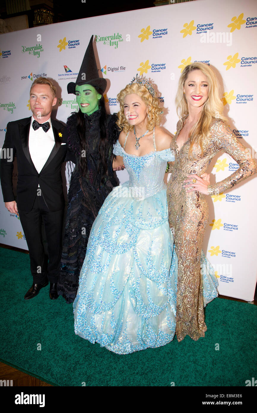 Sydney, Australia. 10th October, 2014. Pictured are L-R: Ronan Keating ...