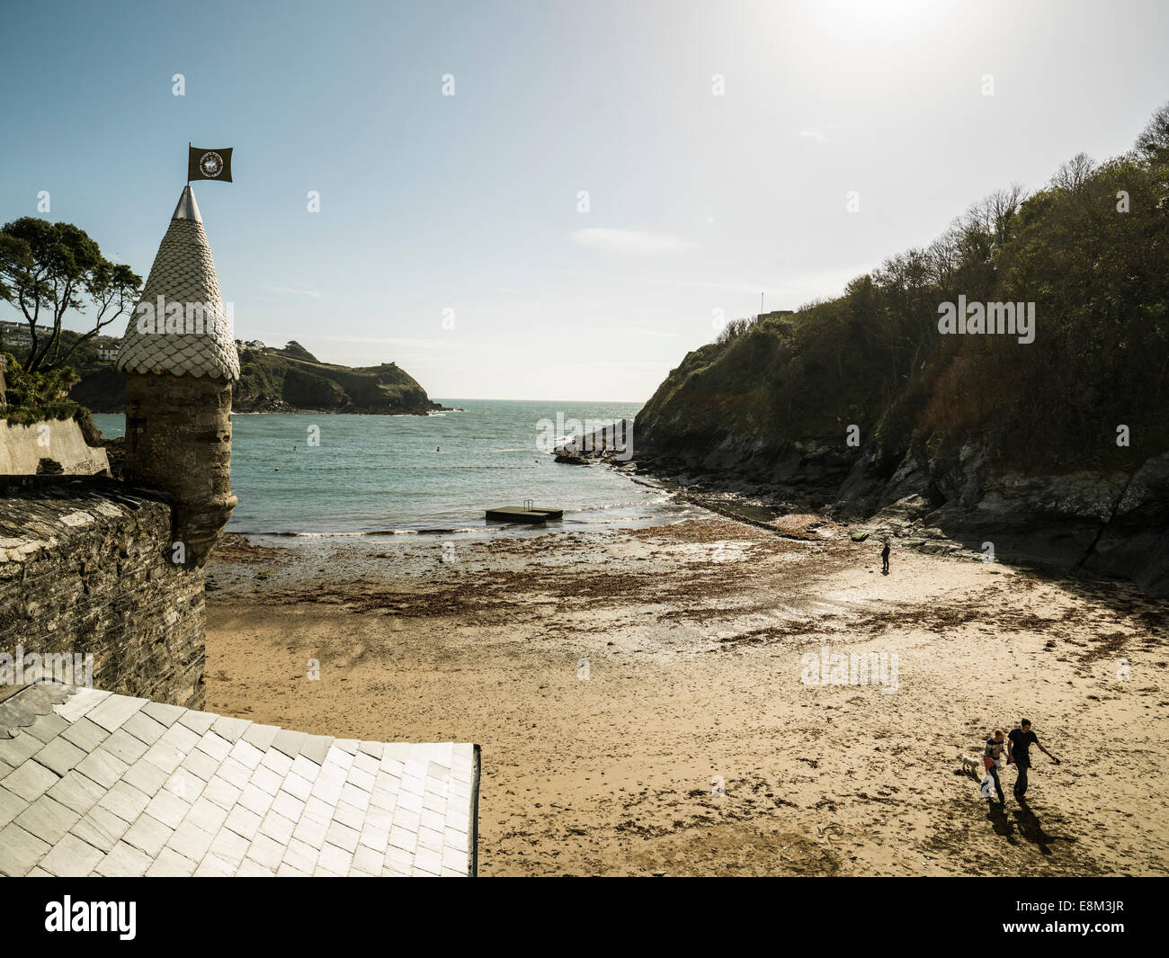 Readymoney beach in Fowey Stock Photo - Alamy