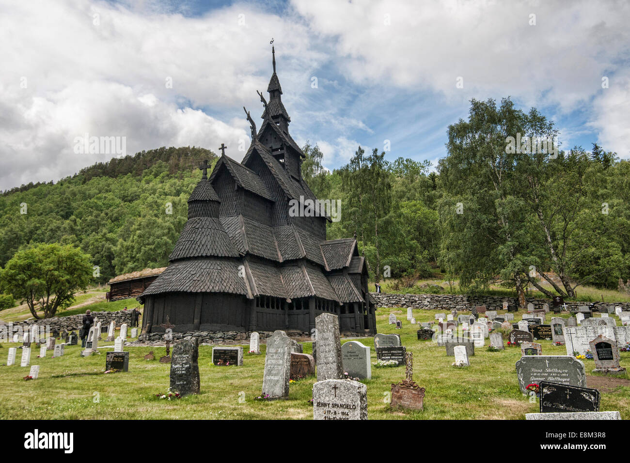 Borgund Stave Church, Norway Stock Photo - Alamy