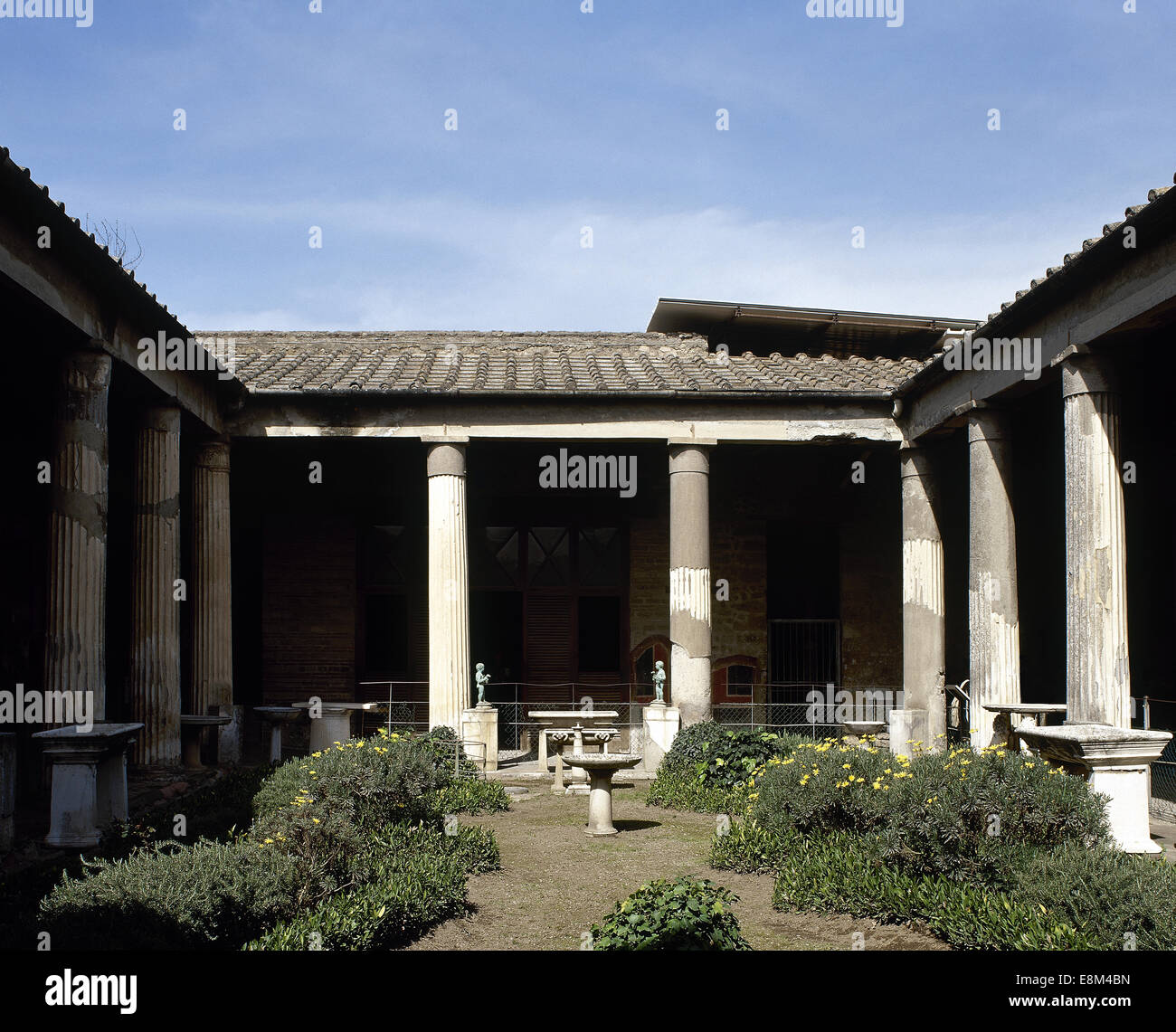 Italy. Pompeii. House of the Vettii. Luxurious residence (domus Stock ...