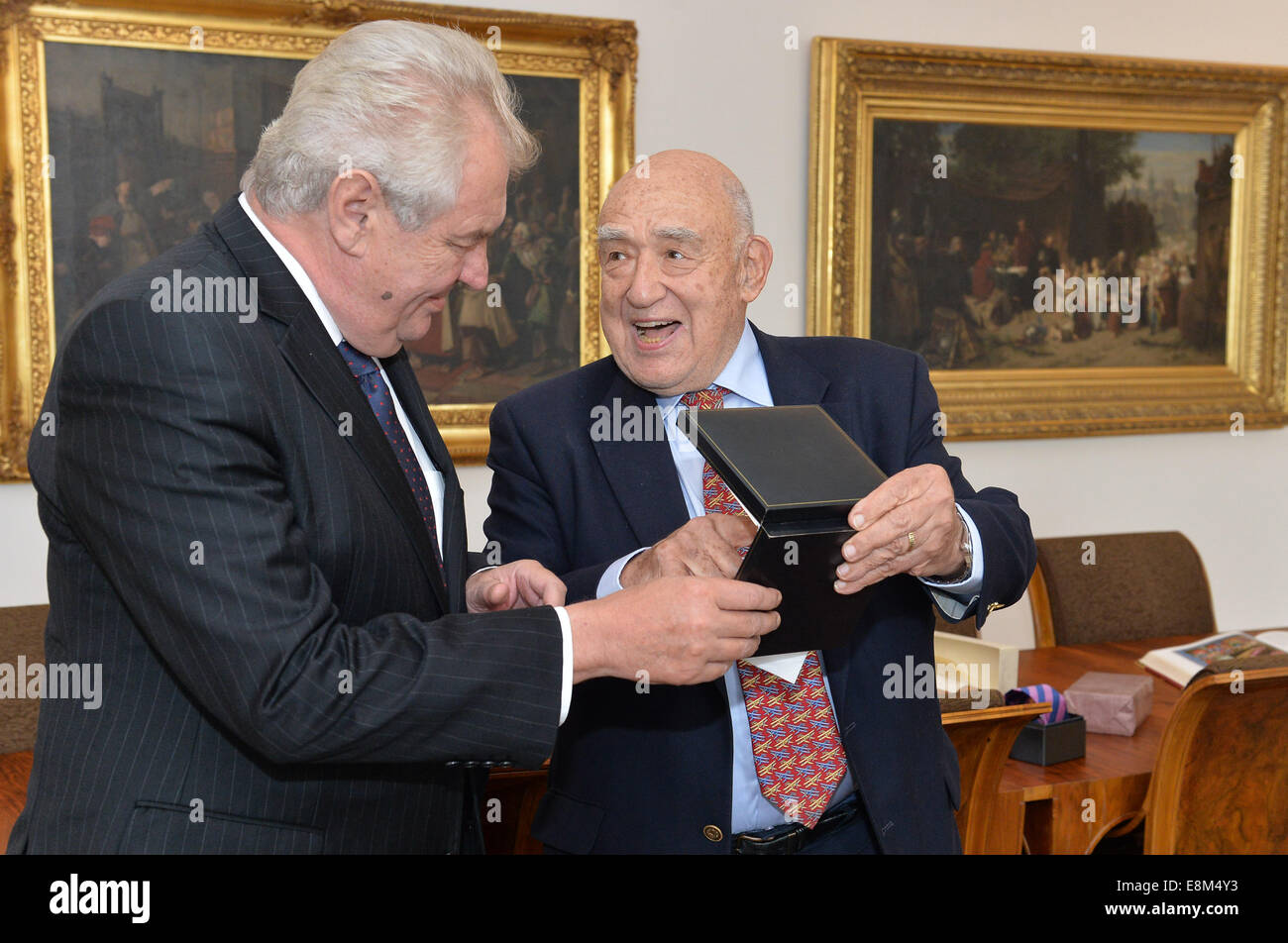 Prague, Czech Republic. 10th Oct, 2014. Israeli aviator and ...