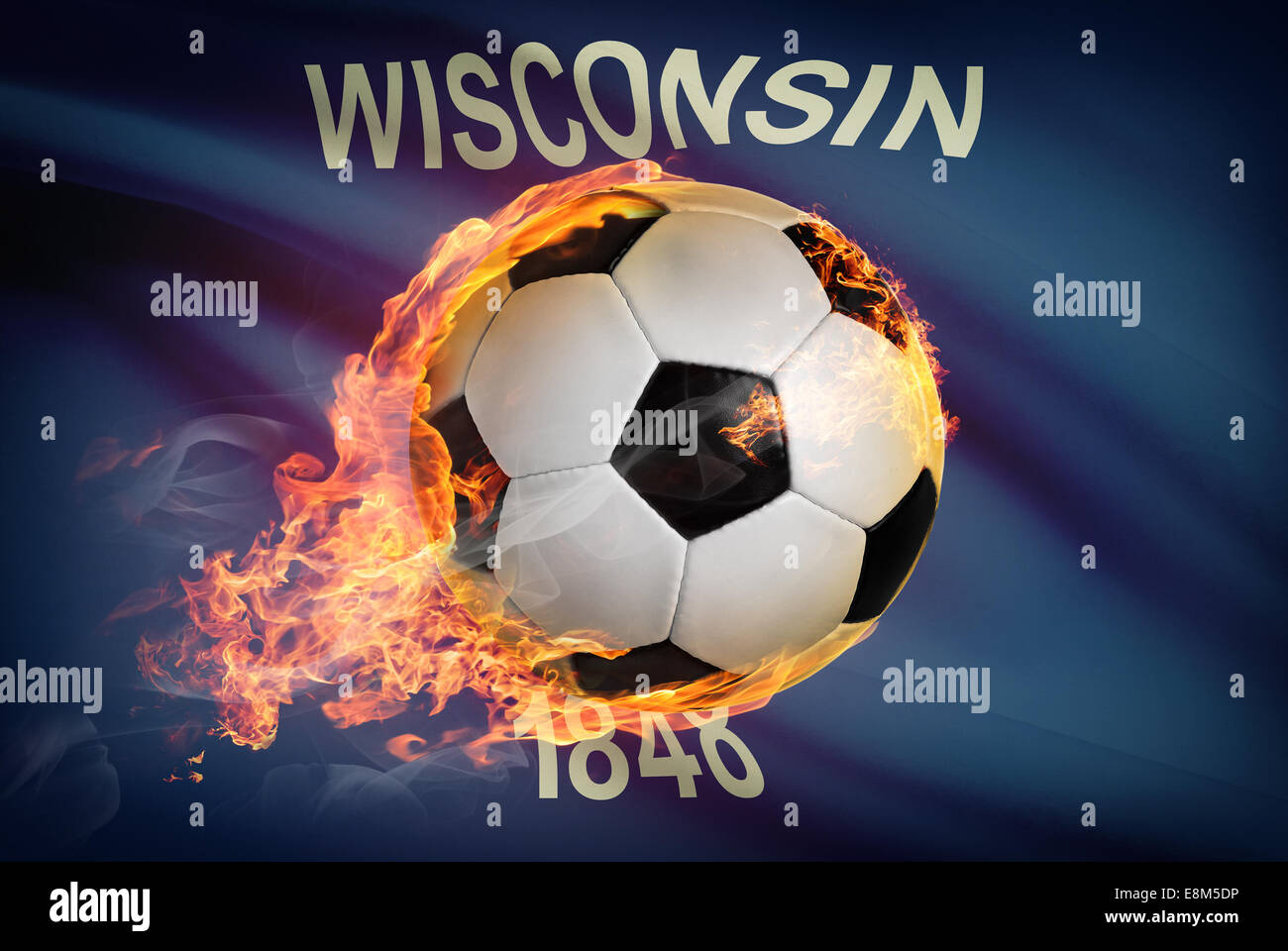 University of wisconsin flag hi-res stock photography and images - Alamy