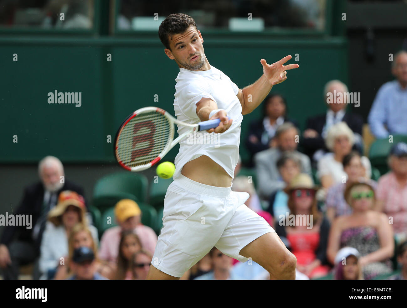 Grigor Dimitrov (BUL), Wimbledon Championships 2014,London,England ...