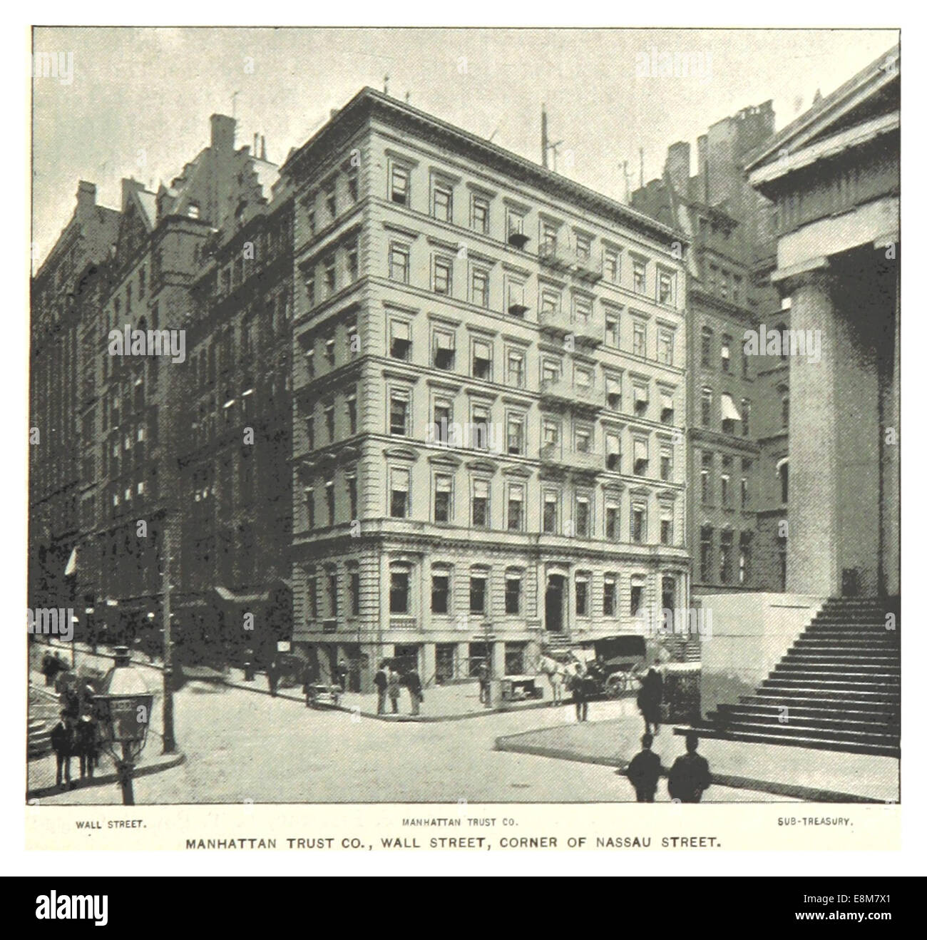 This 1893 illustration (pg771) depicts the Manhattan Trust Company ...