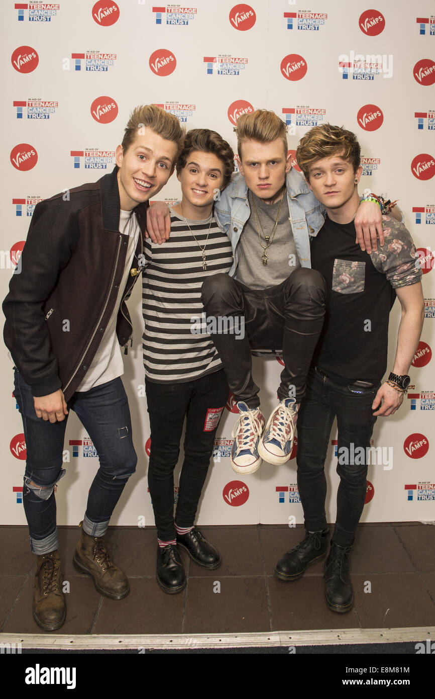The Vamps 'Last Night' single launch show in aid of Teenage Cancer ...