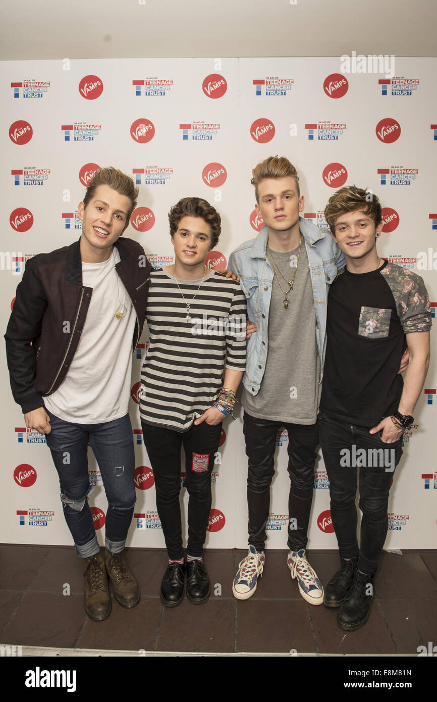 The Vamps 'Last Night' single launch show in aid of Teenage Cancer ...