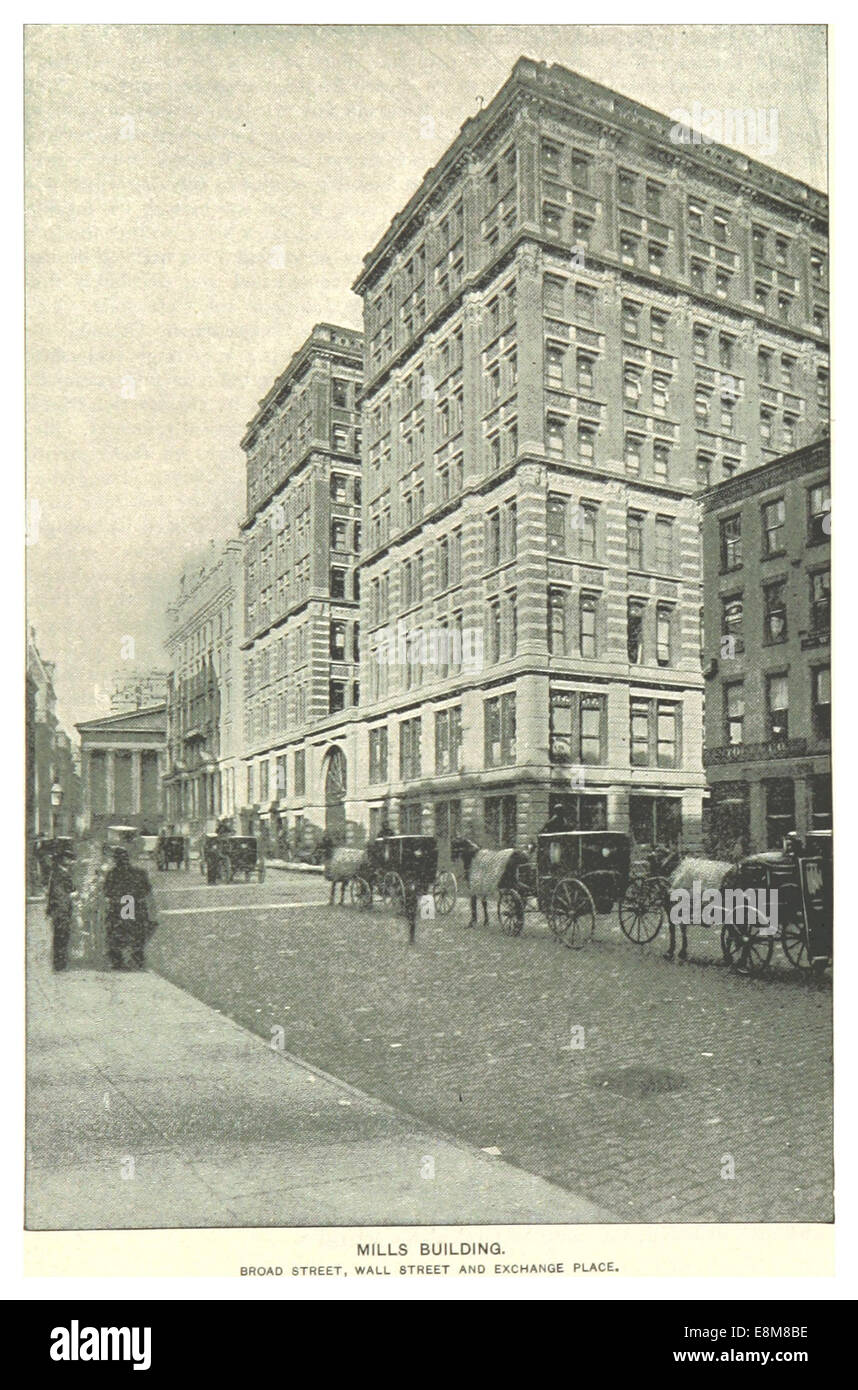 This 1893 illustration on page 829 by King depicts the Mills Building ...