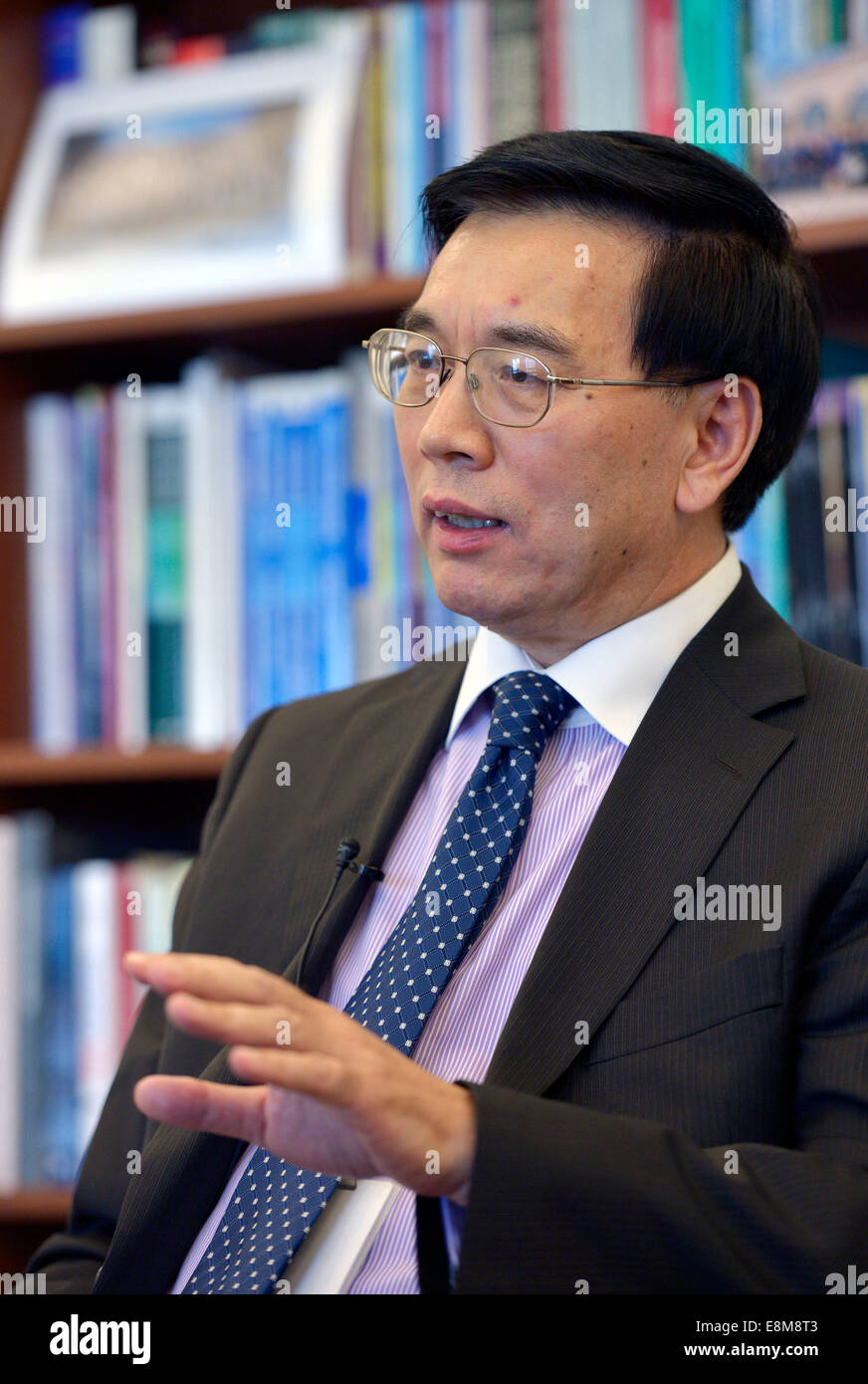 Washington, DC, USA. 7th Oct, 2014. Lin Jianhai, Secretary of the IMF ...