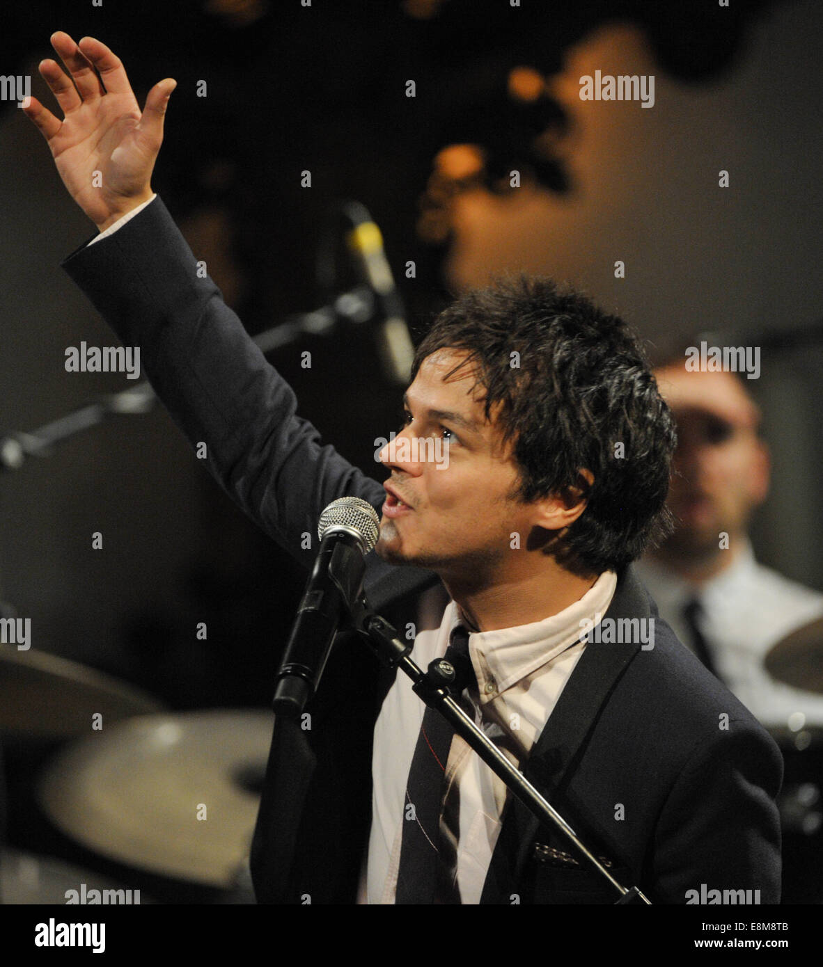 Berlin, Germany. 07th Oct, 2014. British singer Jamie Cullum performs ...