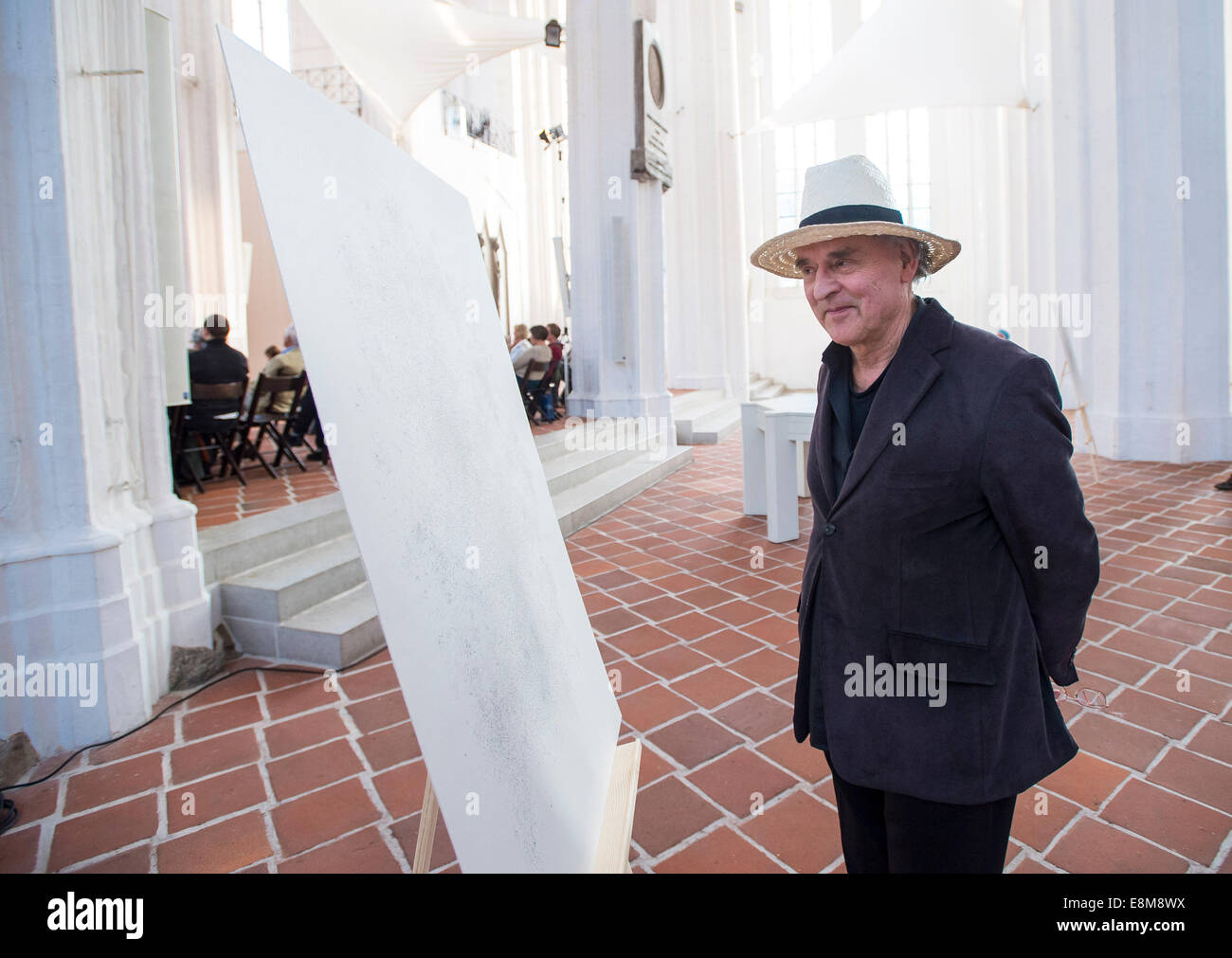 Luebeck, Germany. 04th Oct, 2014. Graffiti artist Harald Naegeli "the ...