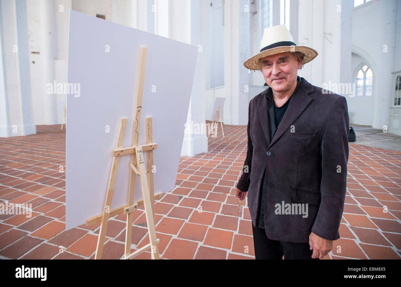 Luebeck, Germany. 04th Oct, 2014. Graffiti artist Harald Naegeli "the ...