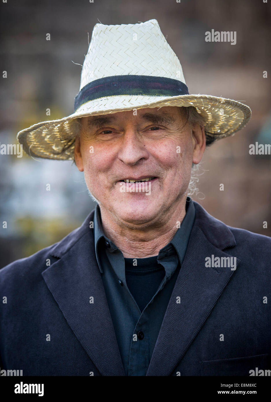 Luebeck, Germany. 04th Oct, 2014. Graffiti artist Harald Naegeli "the ...