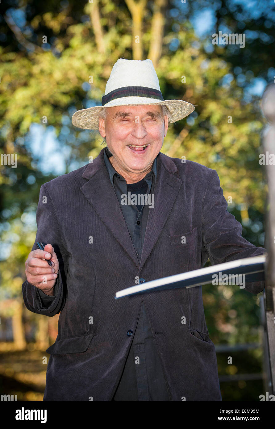 Luebeck, Germany. 04th Oct, 2014. Graffiti artist Harald Naegeli "the ...