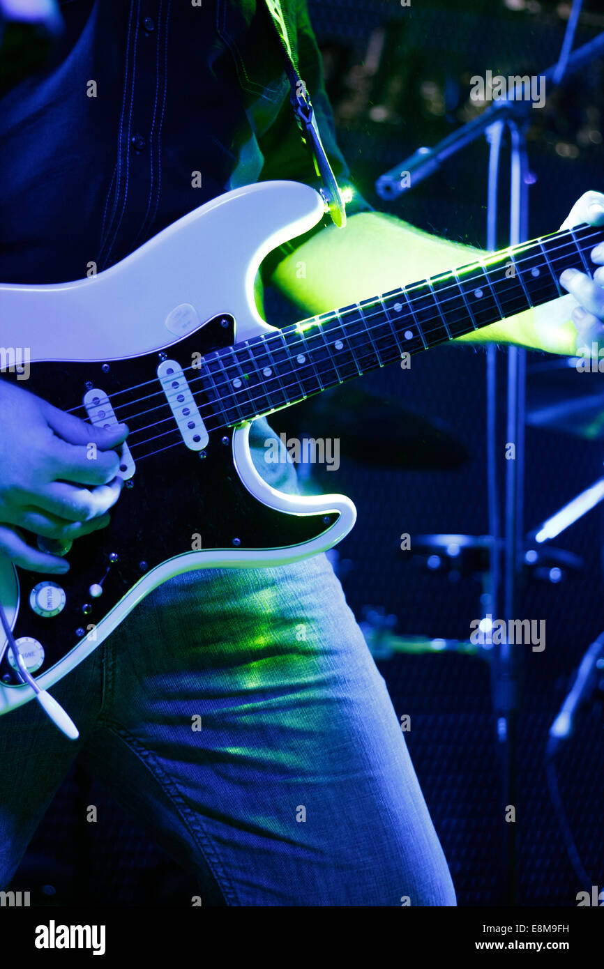 rock guitar player Stock Photo - Alamy